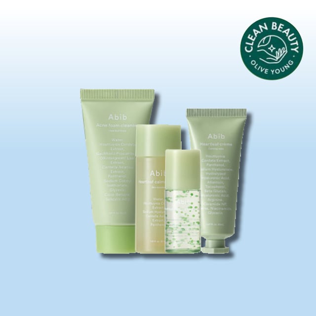 (67% OFF) Abib ⎮ Heartleaf Calming Trial Kit