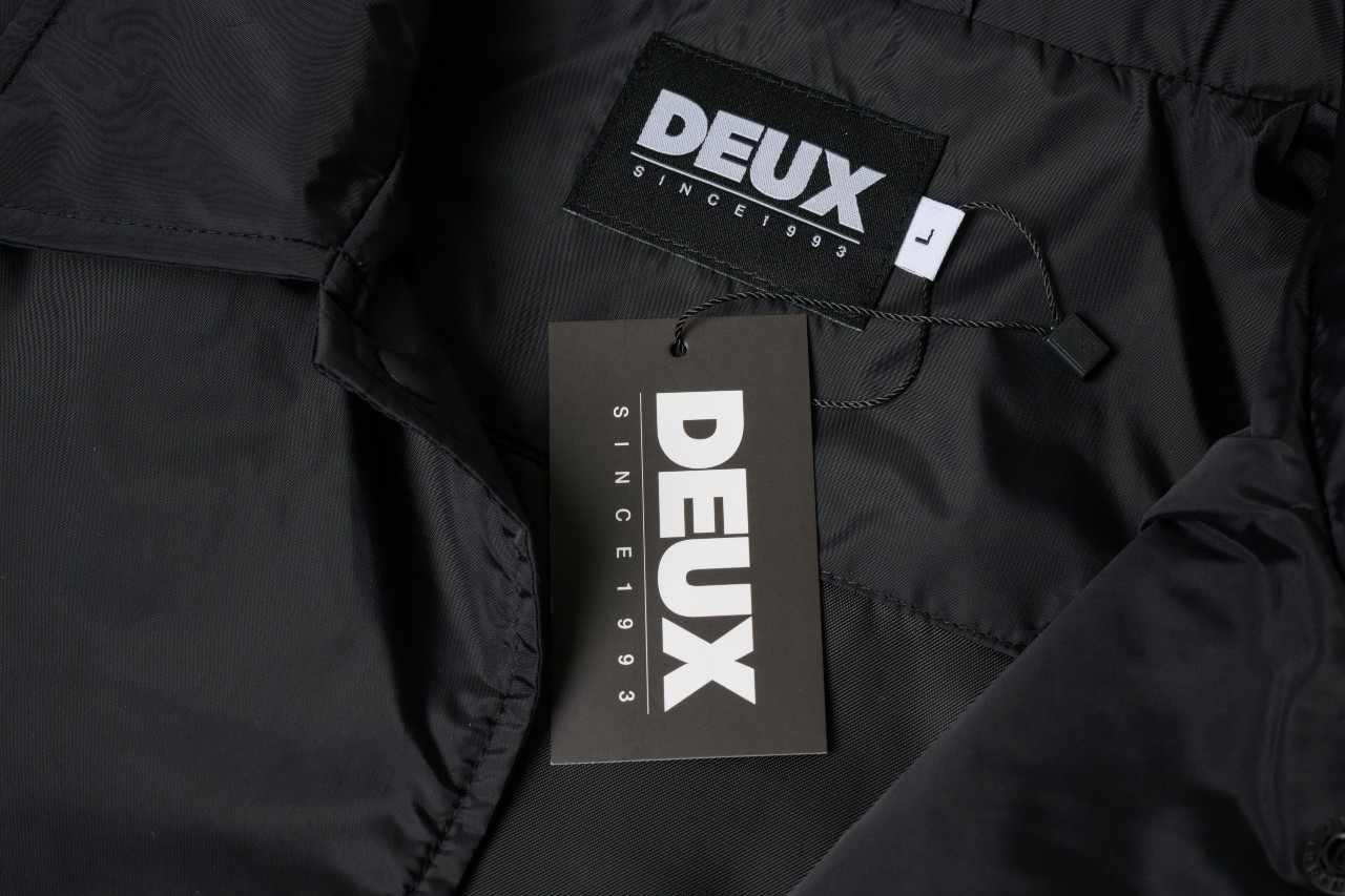 Coach Jacket_FORCE DEUX_WHITE logo