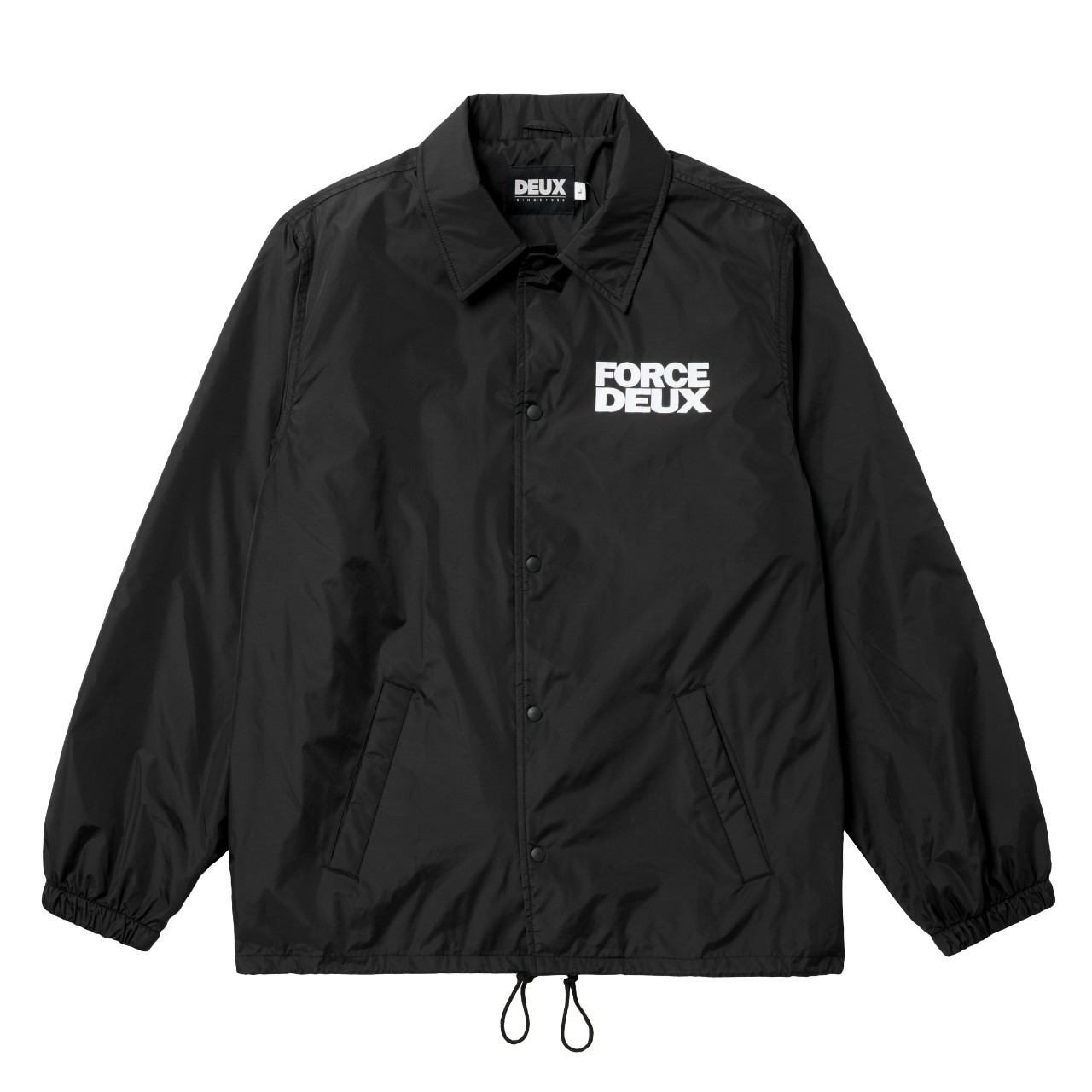 Coach Jacket_FORCE DEUX_WHITE logo