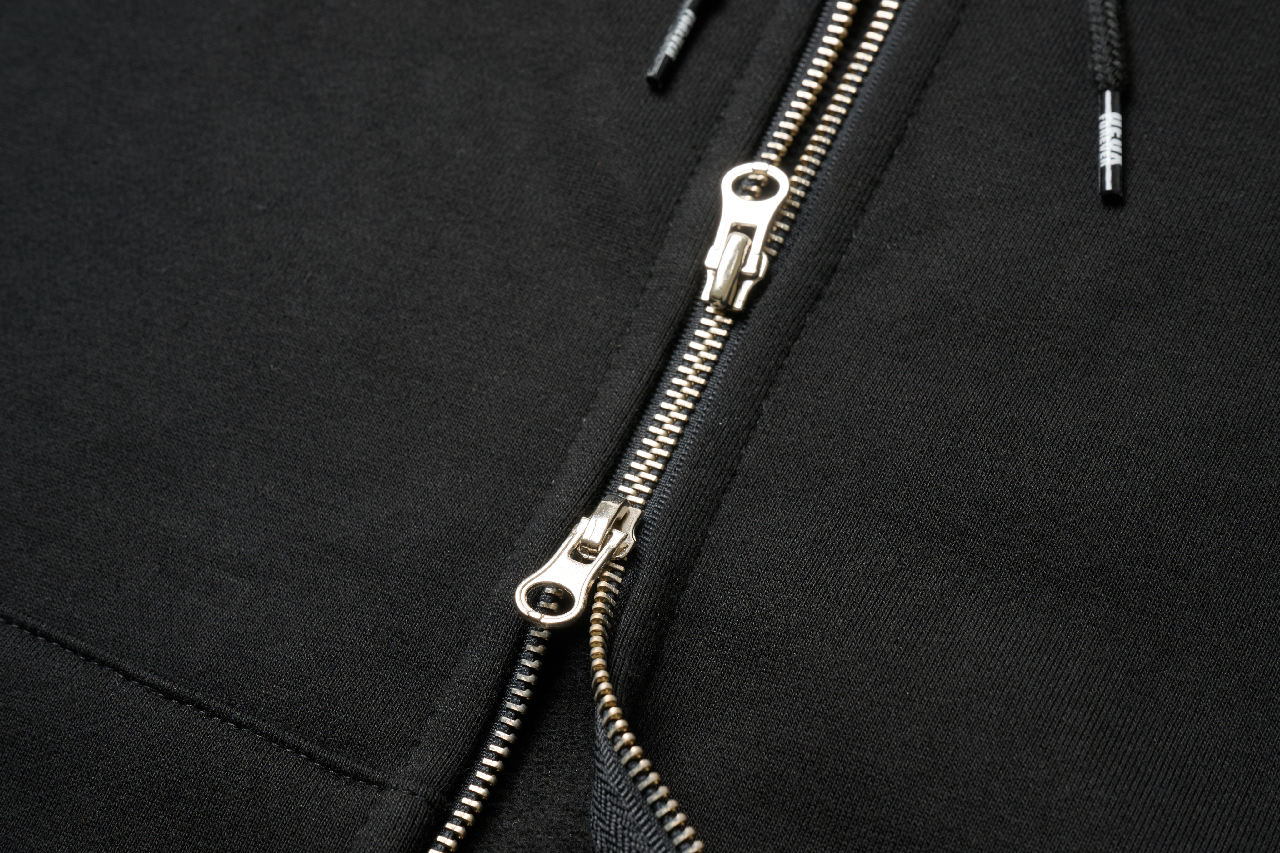 Hood ZIP UP_FORCE DEUX_BLACK