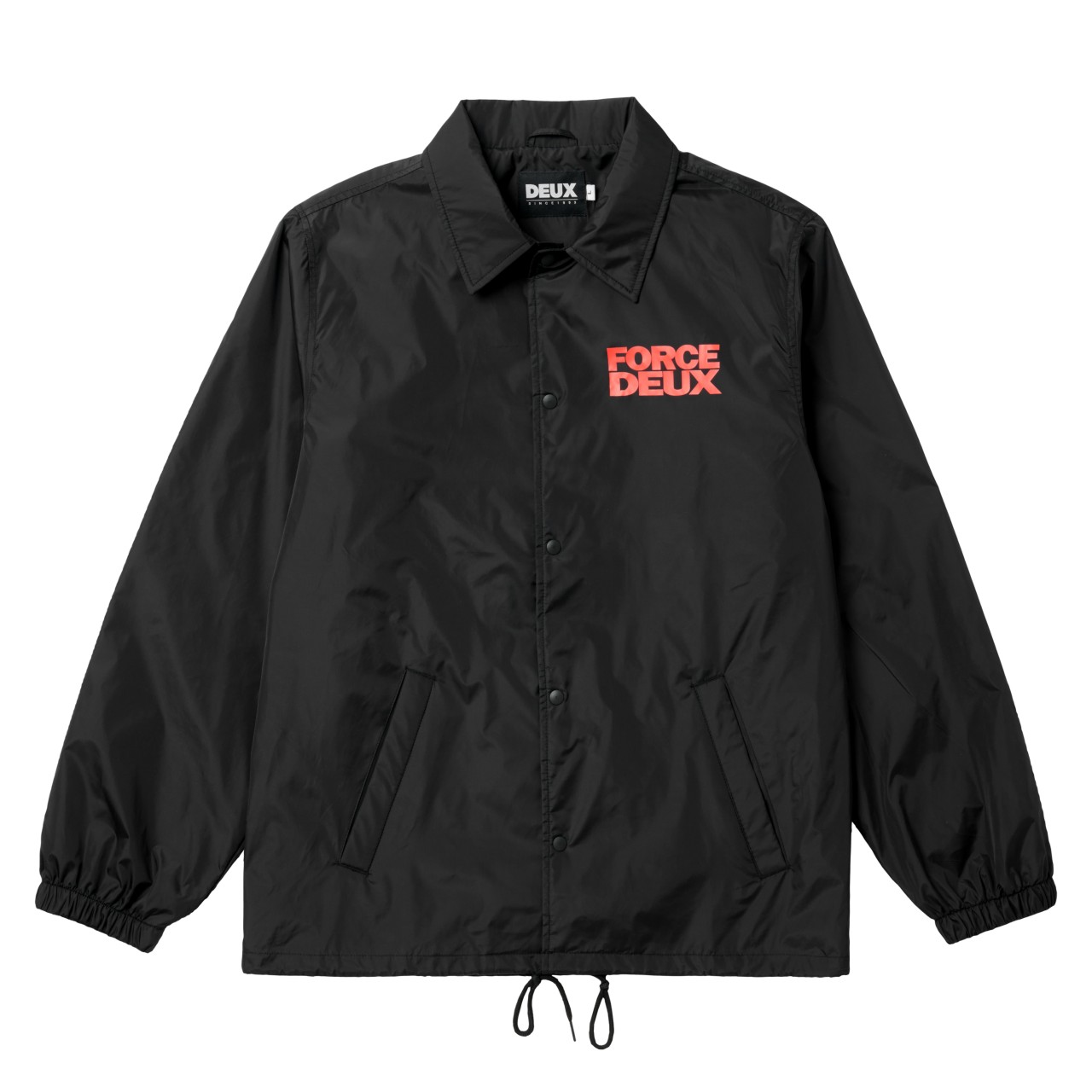 Coach Jacket_FORCE DEUX_RED logo
