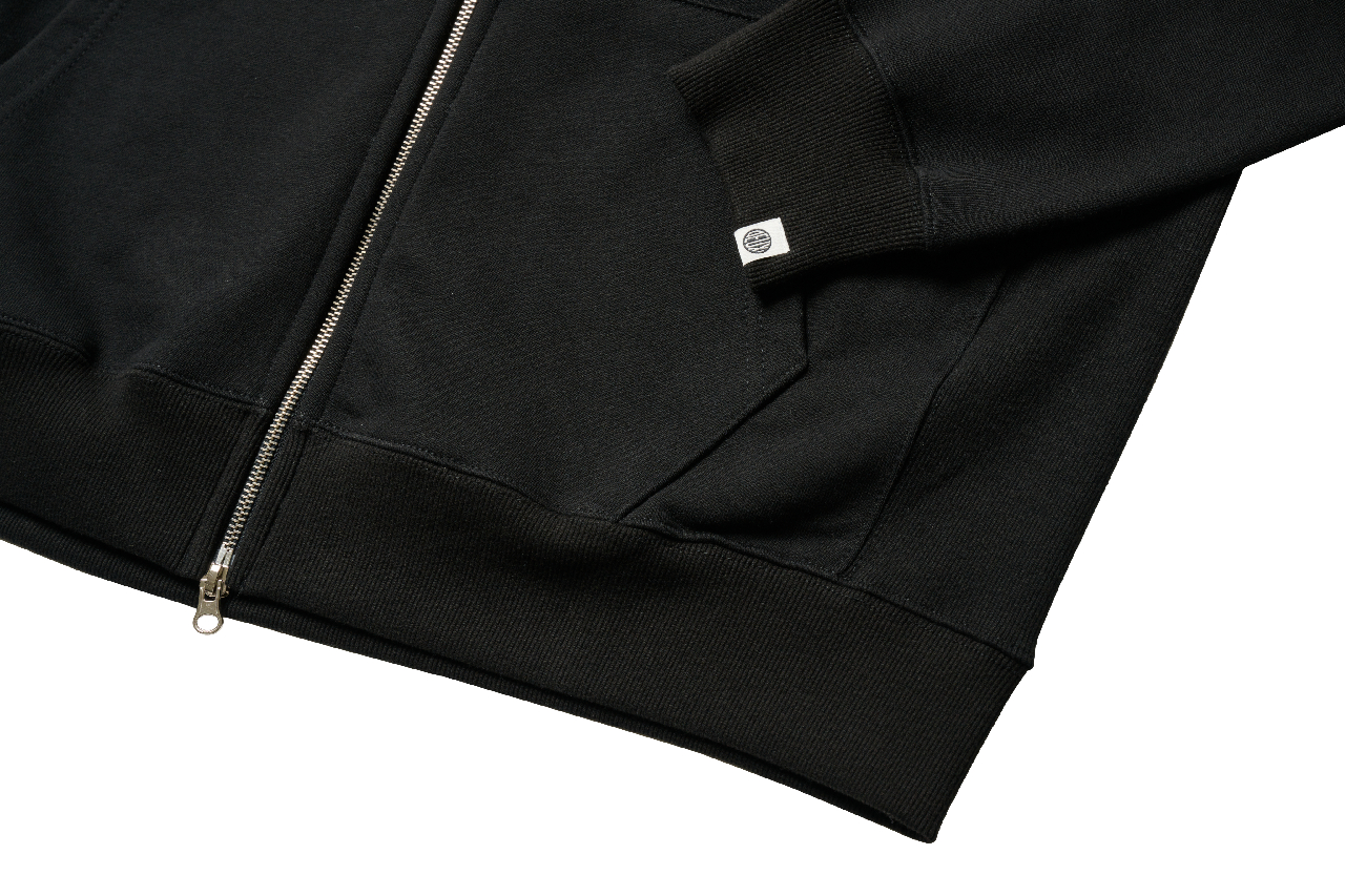 Hood ZIP UP_FORCE DEUX_BLACK