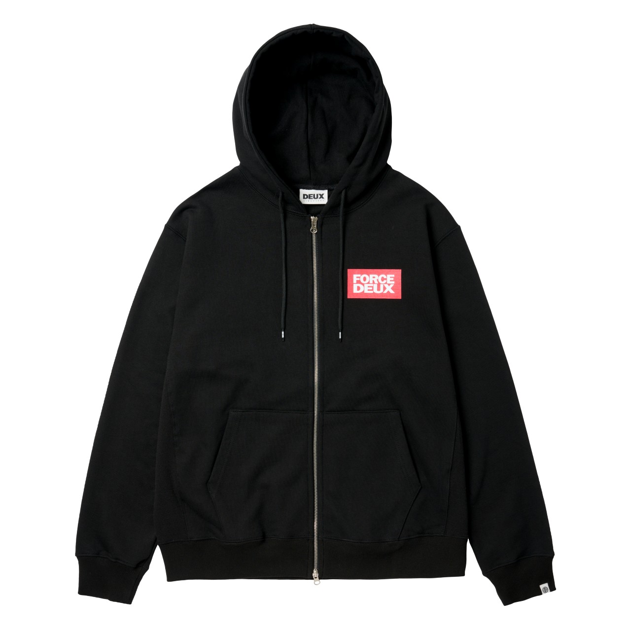 Hood ZIP UP_FORCE DEUX_BLACK