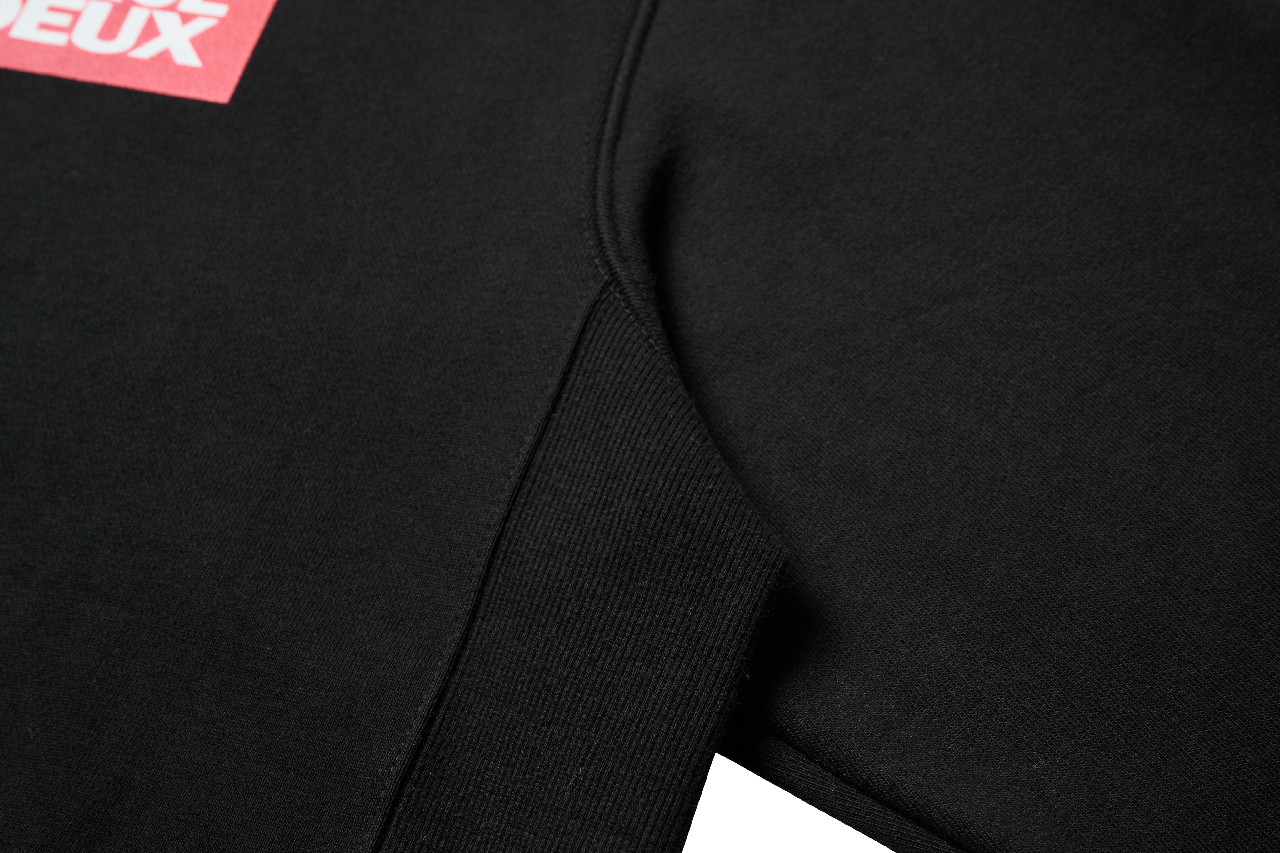 Hood ZIP UP_FORCE DEUX_BLACK