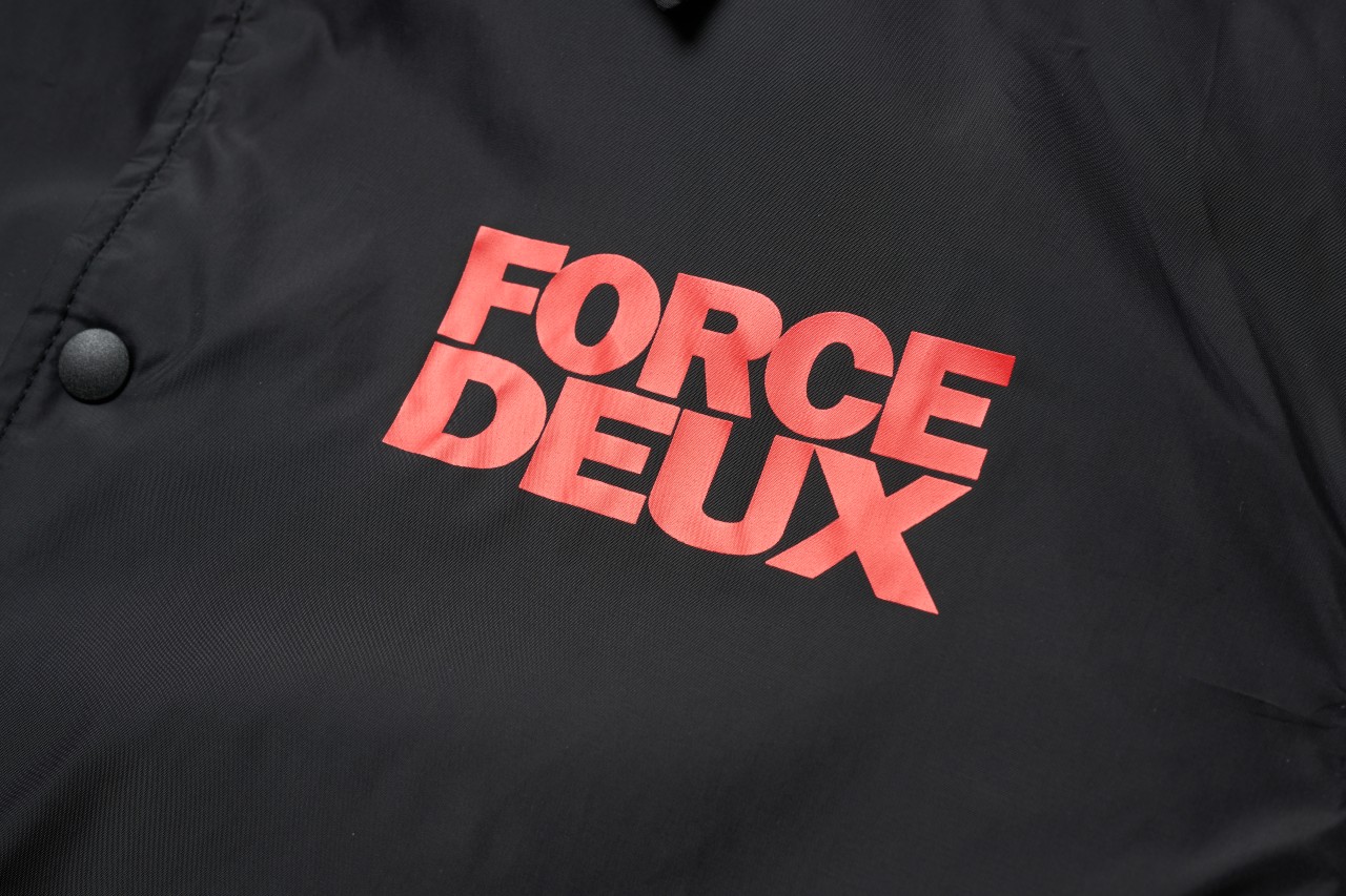 Coach Jacket_FORCE DEUX_RED logo