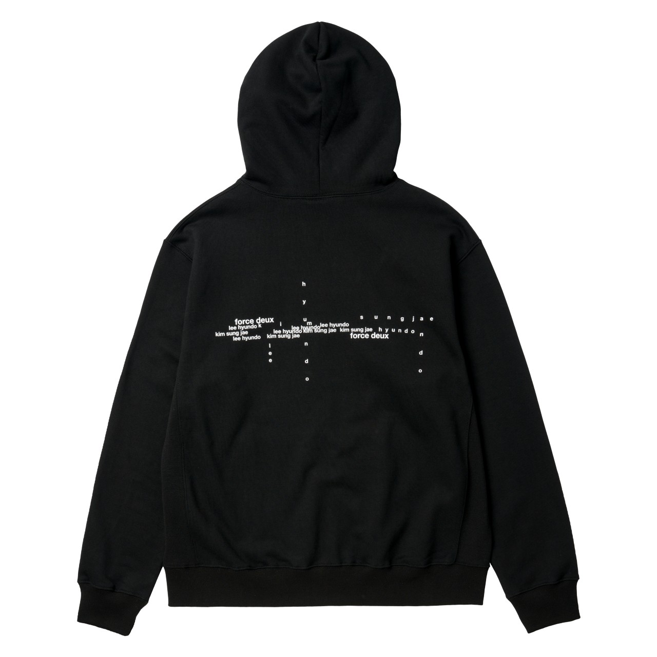Hood ZIP UP_FORCE DEUX_BLACK