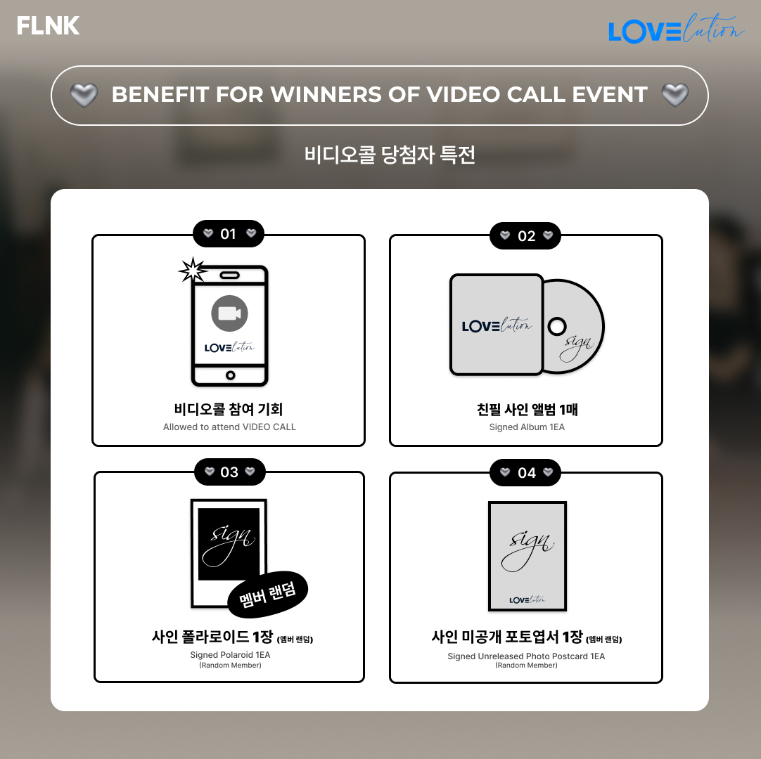 FLNK VIDEO CALL EVENT with tripleS LOVElution