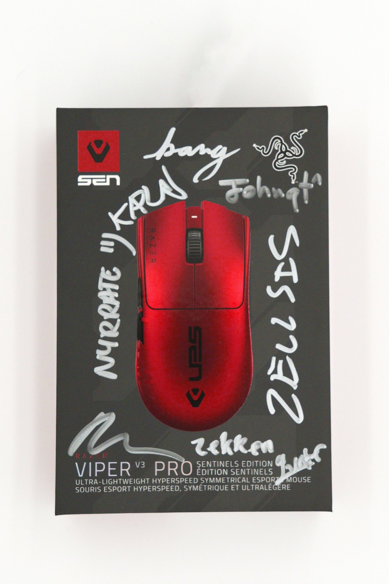 Autographed Razer Viper V3 Pro Sentinels Edition BACK IN STOCK + SEN ...