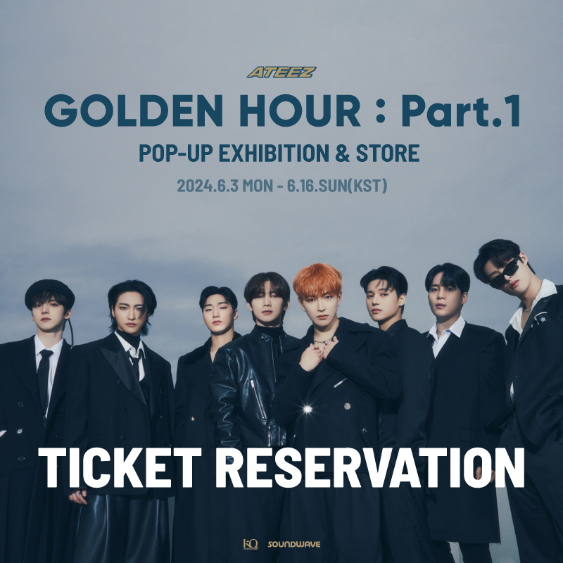 [1ST TICKET RESERVATION] [GOLDEN HOUR : Part.1] POP-UP EXHIBITION & STORE
