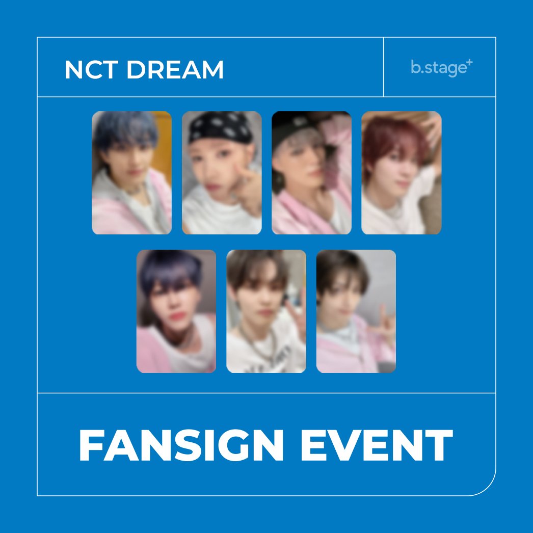 [특전 제공] [7/24 FANSIGN EVENT] NCT DREAM