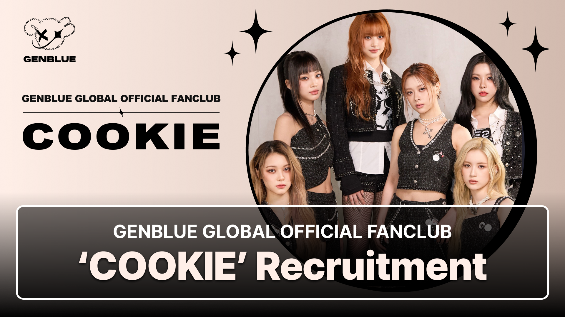 GENBLUE GLOBAL OFFICIAL FANCLUB 'COOKIE' Recruitment Notice