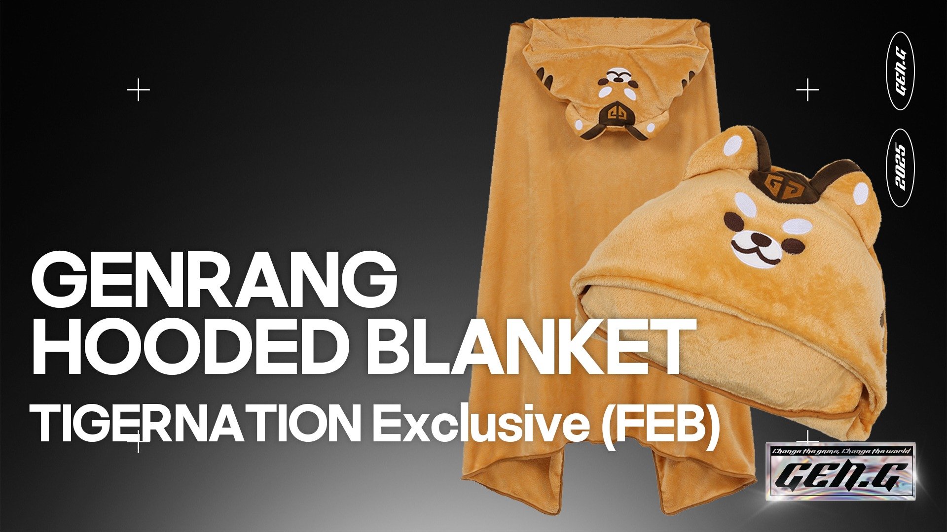 TIGERNATION Exclusive MD [GenRang Hooded Blanket] 🐯