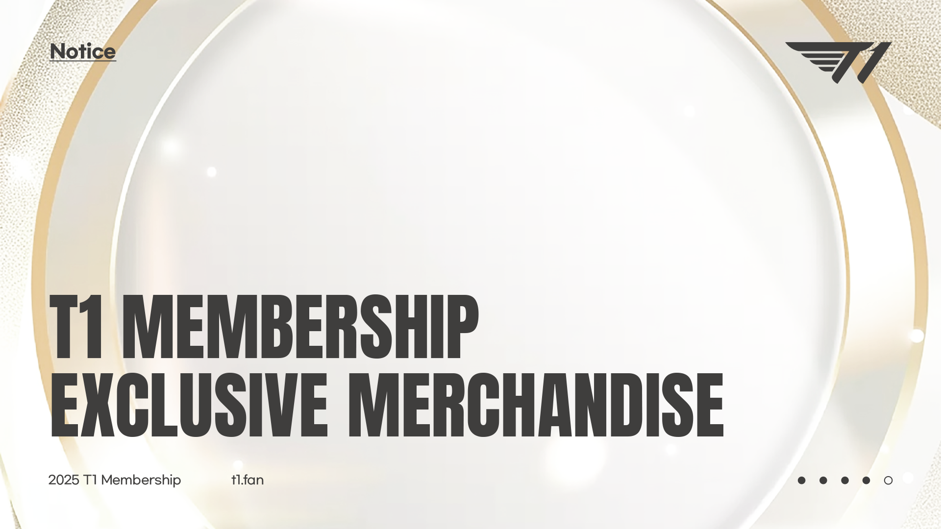 T1 Membership Exclusive Merchandise
