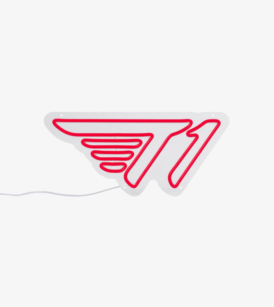 T1 Logo Neon Light