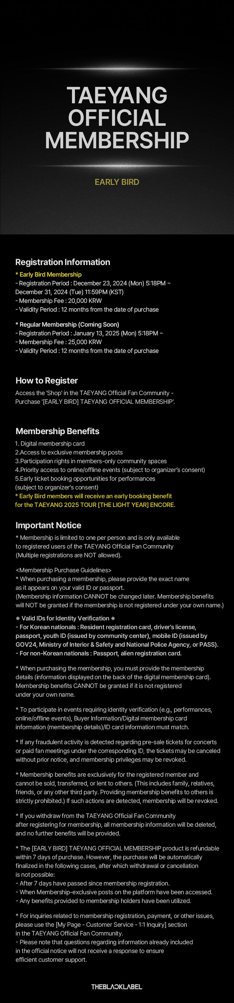 TAEYANG (태양) OFFICIAL FAN COMMUNITY
